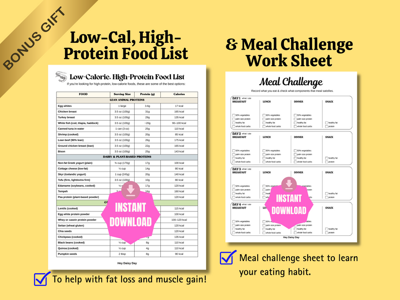 Low-Calorie, High-Volume Food List – Hey Daisy Day